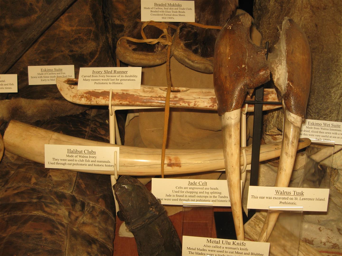 Eskimo Artifacts | Stones and Bones Traveling Museum