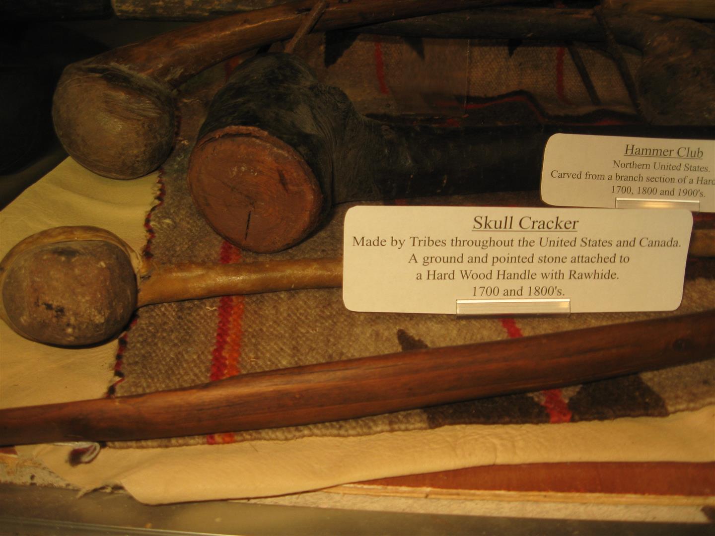 Native American Weapons | Stones and Bones Traveling Museum
