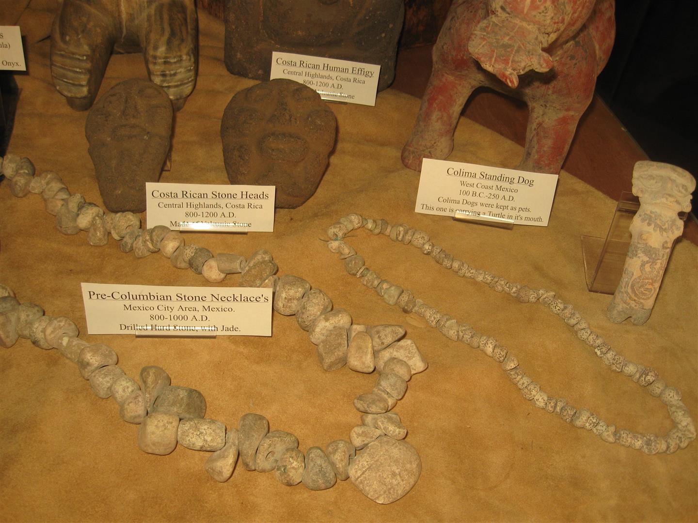 Pre Columbian Mexico | Stones and Bones Traveling Museum